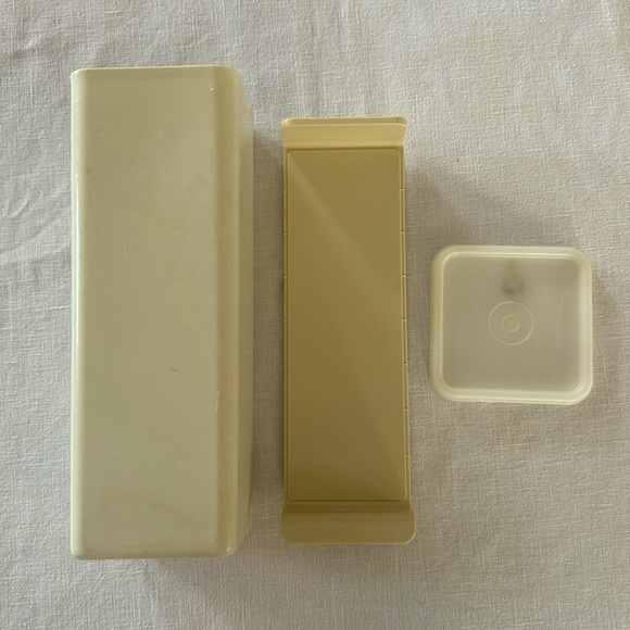 Tupperware | Kitchen | Tupperware Cheese Holder Beige Color | Poshmark